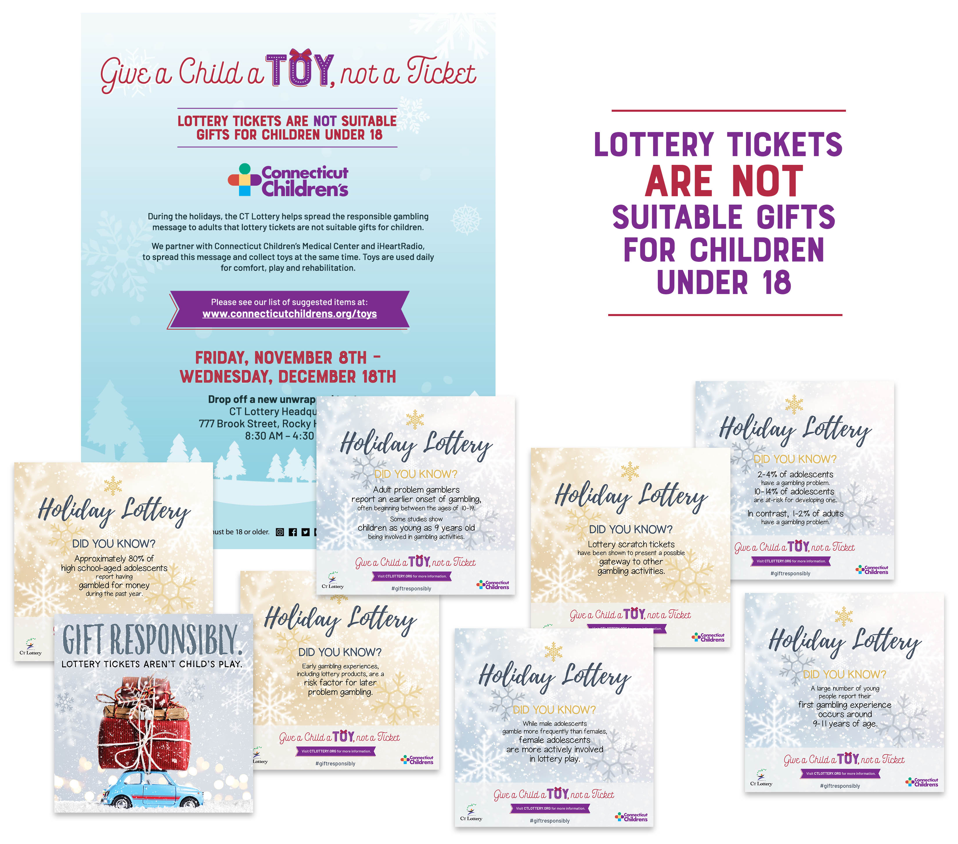 CT Lottery Official Web Site - Holiday Campaign